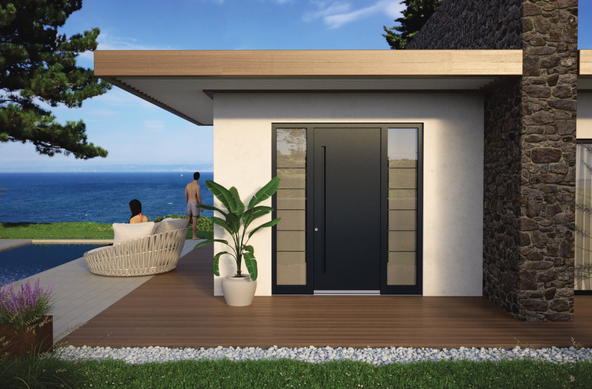 New generation aluminium entrance door - Inotherm