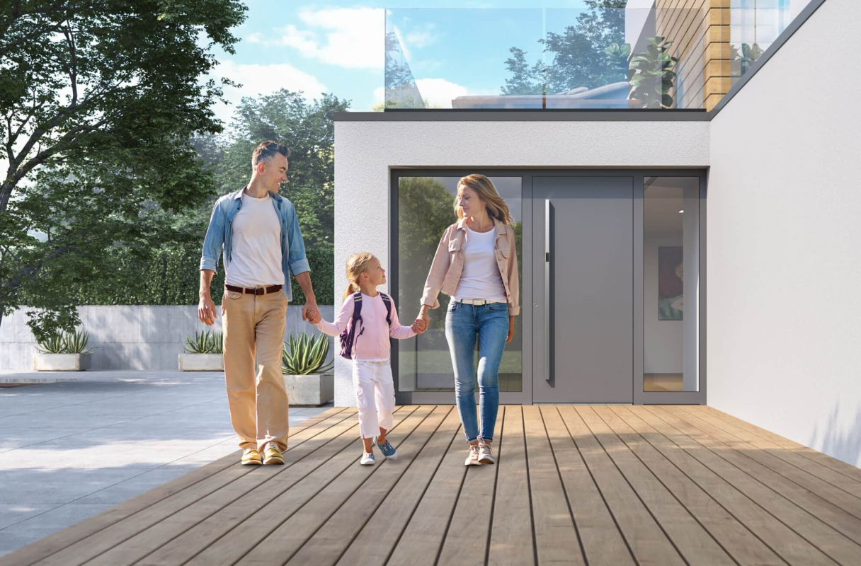 New generation aluminium entrance door - Inotherm