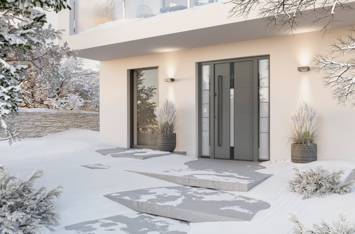 New generation aluminium entrance door - Inotherm