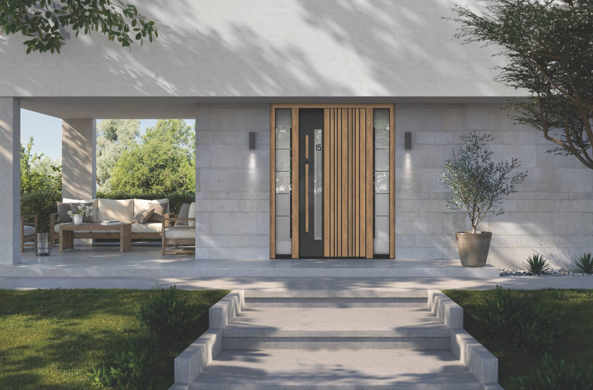 New generation aluminium entrance door - Inotherm